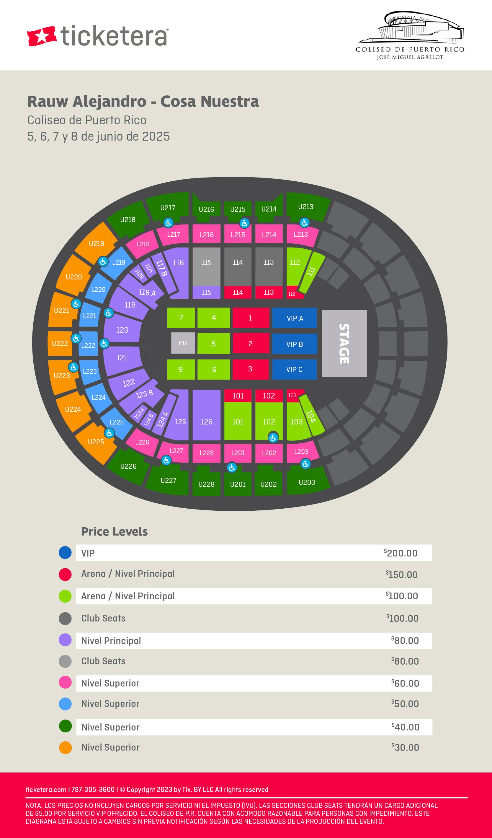 Rauw Alejandro - Cosa Nuestra | Ticketera